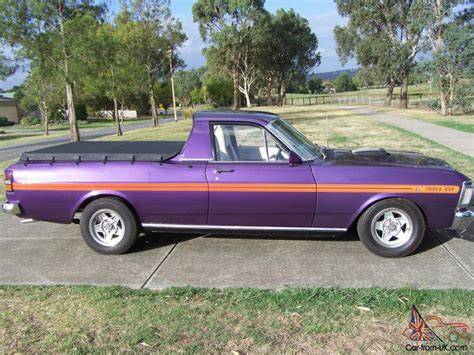 1972 XY Falcon GT K Code Replica UTE Wild Violet White Interior