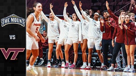 Mount St Mary S Vs Virginia Tech ACC Women S Basketball Highlights