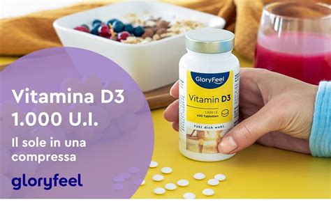 Vitamina D3 1000 IU Per Compressa 25mcg 400 Compresse Scorta 1