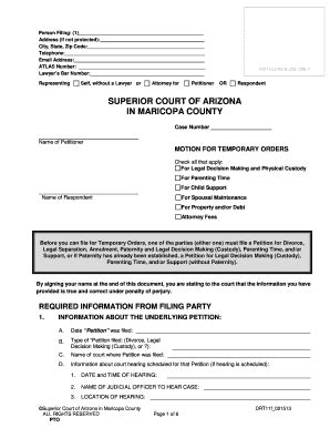Fillable Online Superiorcourt Maricopa With Notice Superiorcourt