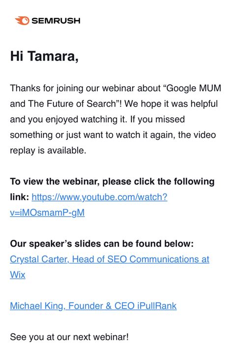 How To Write A Good Webinar Follow Up Email Selzy Blog