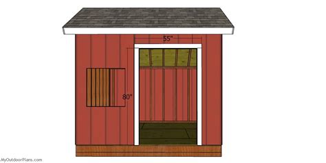 10x10 Saltbox Shed Roof Plans MyOutdoorPlans