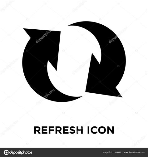 Refrescar Vector Icono Aislado Sobre Fondo Blanco Concepto Logotipo