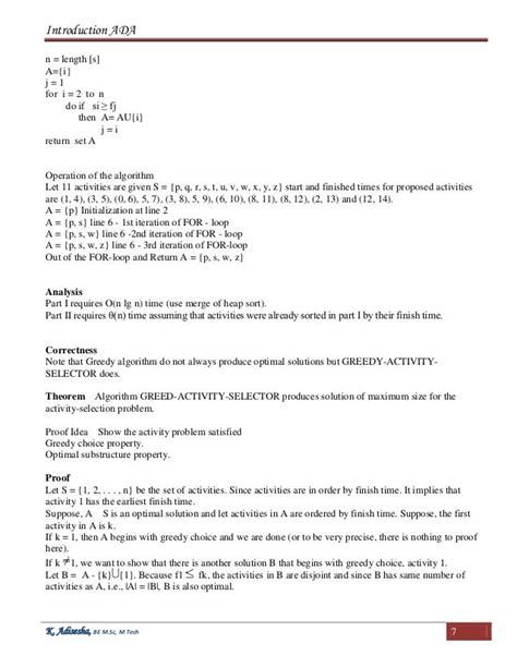 analysis and design of algorithms notes