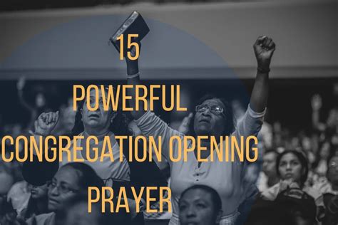 15 Powerful Congregation Opening Prayer Bible Verses Of The Day