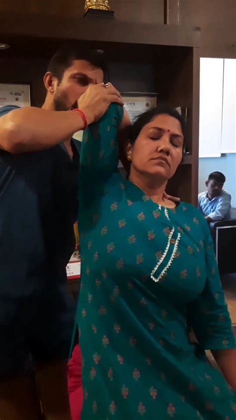 Desi Aunty Huge Boobs In Tight Green Churidar