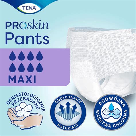 TENA Proskin Pants Maxi M majtki chłonne Wyrób medyczny Majtki
