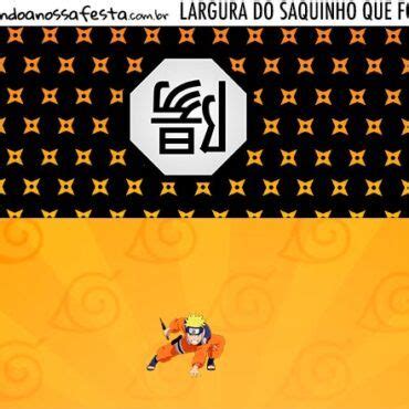 Rotulo Saquinho De Bala Naruto Fazendo A Nossa Festa