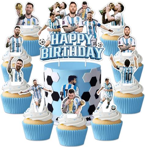 Suministros para fiestas de cumpleaños con temática de fútbol