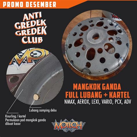 Jual Solusi Gredek Gredeg Mangkok Ganda Nmax Aerox Lexi Vario 125 Vario