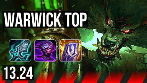 WARWICK Vs RUMBLE TOP Rank 3 Warwick Comeback 13 2 11 Dominating