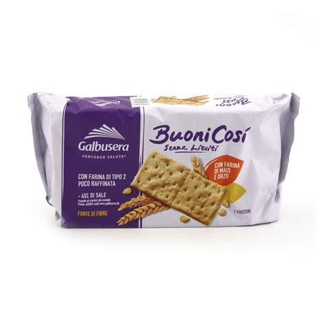 Galbusera Buoni Così cracker senza lieviti 300g Paladini Otello
