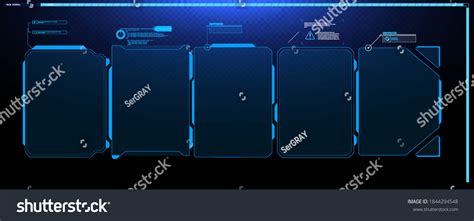 Futuristic Vector Hud Interface Screen Design Stock Vector Royalty
