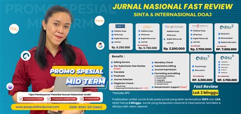 Jasa Publikasi Jurnal Scopus Sinta Garansi 100 Terbit