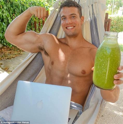 Is Fitness Vlogger Jon Venus The Worlds Hottest Vegan Daily Mail Online