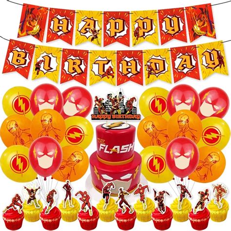 Juego De Decoraci N De Fiesta De Cumplea Os De Superh Roes Con Tem Tica