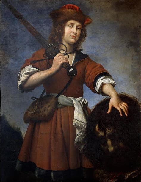 David With The Head Of Goliath Art Painting By Carlo Dolci Italian