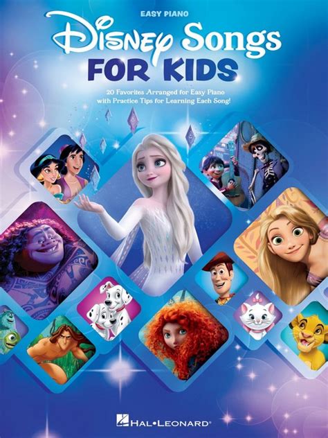 Partituras y ediciones críticas Disney Songs for Kids Piano Hal