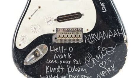 Fender Stratocaster Guitar Smashed By Kurt Cobain Sells For Nearly