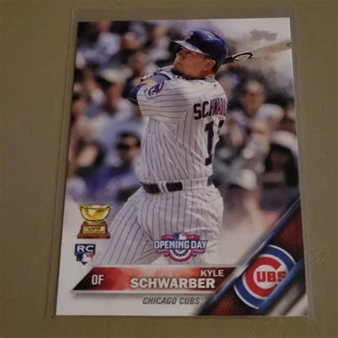KYLE SCHWARBER 2016 Rookie Rc Topps Opening Day Od47 Philadelphia