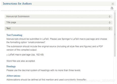 springer的投稿模板llncs类使用教程 程序员大本营