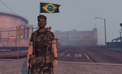 Exército Brasileiro Pack Brazilian Army New Ped GTA5 Mods