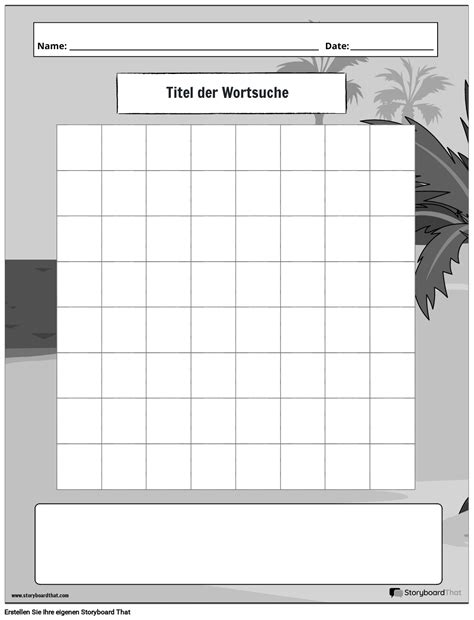Sommerwortsuche BW Storyboard Por De Examples