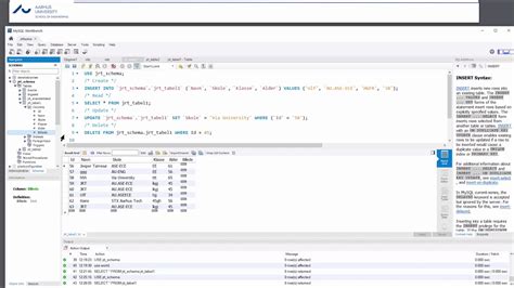 crud create read update delete operationer på mysql database youtube