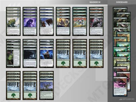 Arena Standard Mono Green Deck By Platinum Mythic Rank Player MTG DECKS