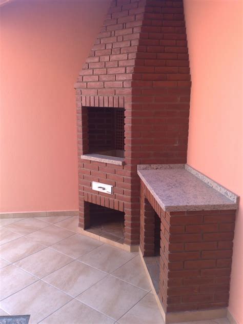 Churrasqueira Pr Moldada Forno E Fog O A Lenha Pre O