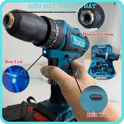 Mua Máy khoan pin siết ốc bắt bắn vít bulong cầm tay mini Makita 36V