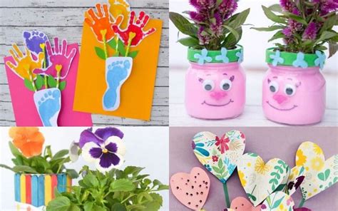 Bricolages 10 idées fleuries pour fêter maman