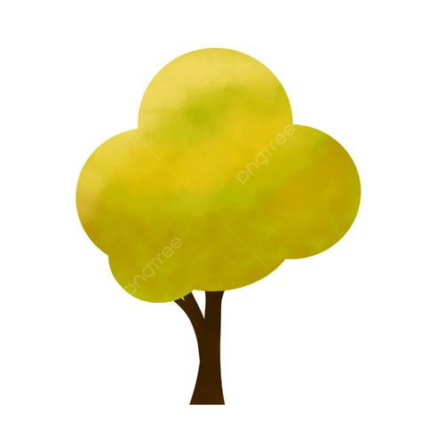 Planta Floral árvore Amarela PNG Planta Dos Desenhos Animados árvore