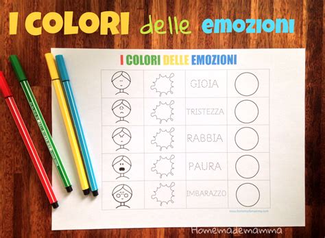 Le Emozioni Schede Didattiche