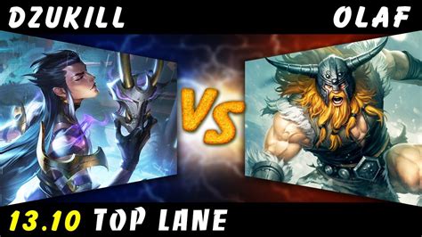 Dzukill Yone Vs Olaf TOP Patch 13 10 Yone Gameplay YouTube