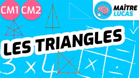Exercices le triangle rectangle pour CE1 et CE2 Maître Lucas