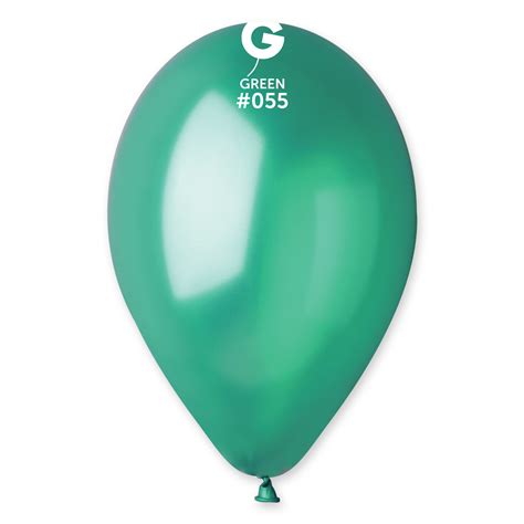 12 Gemar Latex Balloons Bag Of 50 Metallic Metallic Green Bargain
