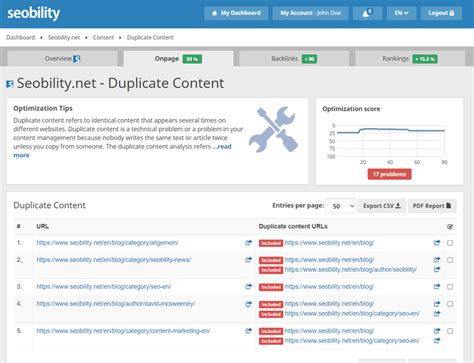 Seobility Online Seo Software Free Seo Tools