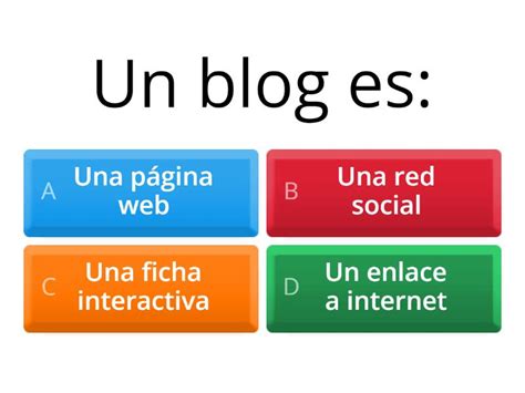 Blog Cuestionario
