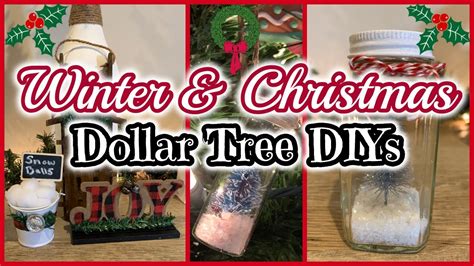 5 WINTER CHRISTMAS DIYS 2021 QUICK EASY DOLLAR TREE DIYS TIERED