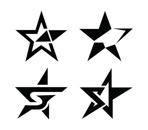 Vector De Plantilla De Logotipo De Estrella Artofit