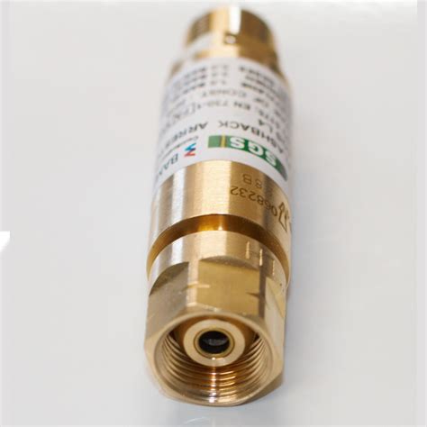 Fuel Flashback Arrestor SGS Gases