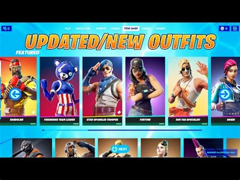 All Updated Unreleased Skins Item Shop Showcase Fortnite YouTube