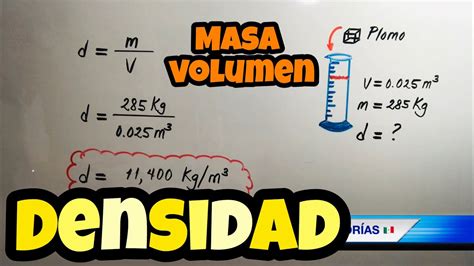Ejercicios De DENSIDAD MASA Y VOLUMEN Ejercicios De Densidad En