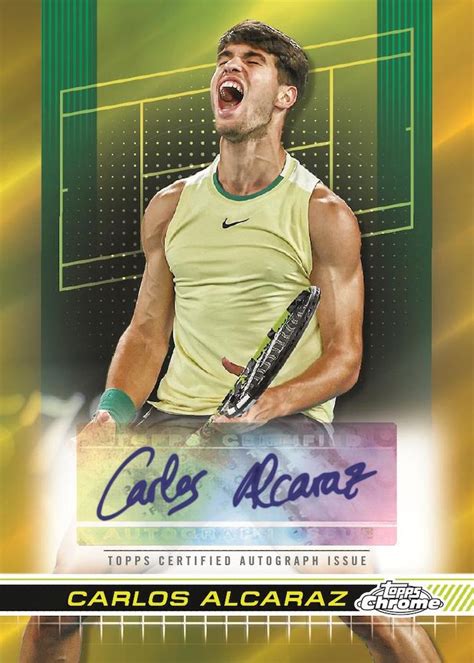 2024 Topps Chrome Tennis Checklist Set Details Date Boxes
