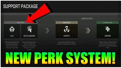 MWII New Perk System Explained Modern Warfare 2 YouTube