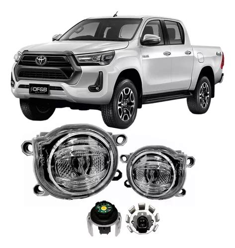 Kit Farol Milha Toyota Hilux Srx A Led Auxiliar