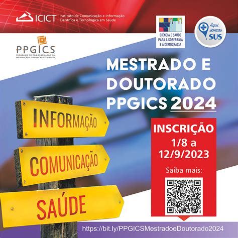 Inscri Es Abertas Para Mestrado E Doutorado Em Informa O E