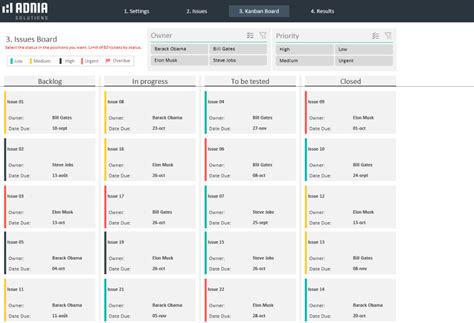 Issue Log Excel Template Adnia Solutions For It Issues Log Template