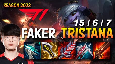 T1 Faker TRISTANA Vs PYKE Mid KR Ranked YouTube